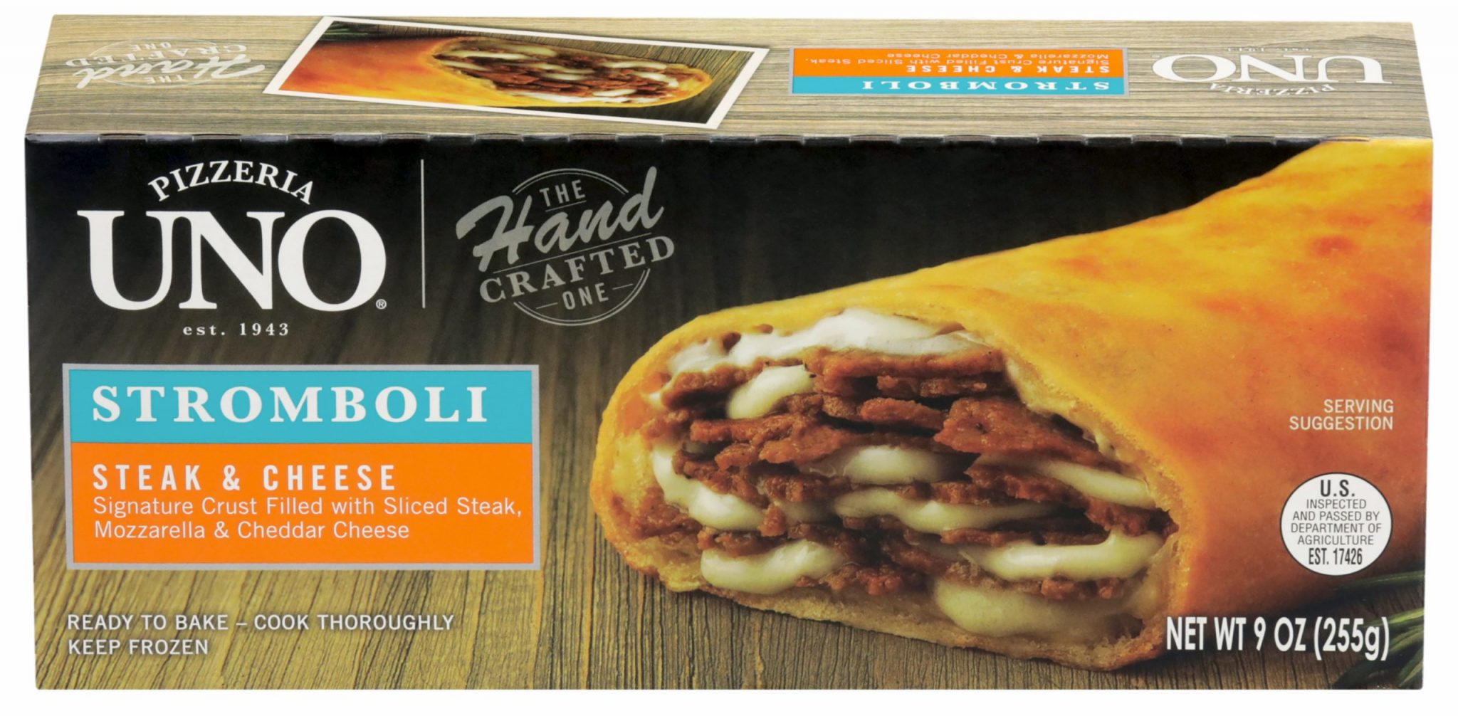 Uno Steak & Cheese Stromboli | Pizzeria Uno Foods